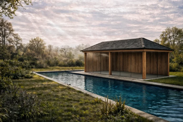 Eiken Poolhouse Harmony – Luxe Massief Eiken bij Zwembad op Maat | Bear ...